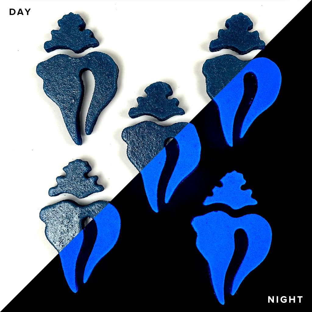 Mini Conch Shell Glow in the Dark Swimming Pool Mosaic - 20 Pack ...