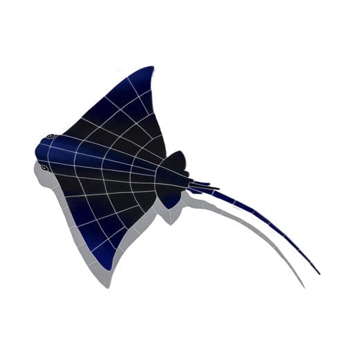Stingray Shadow Swimming Pool Mosaic | Custom Pool Mosaics & Pool Tile ...