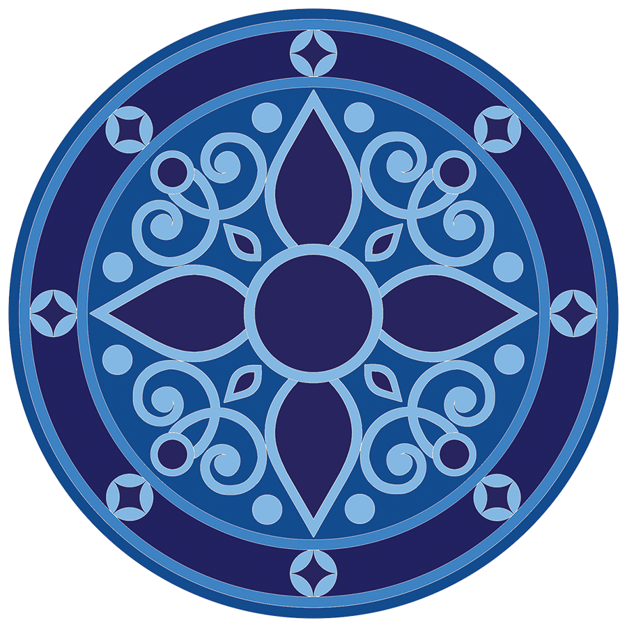 Mandalas and Medallion Swimming Pool Mosaics – Ceramic Mosaic Art