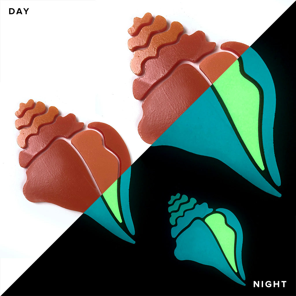 Conch Shell Glow in the Dark Swimming Pool Mosaic - Family – Ceramic ...